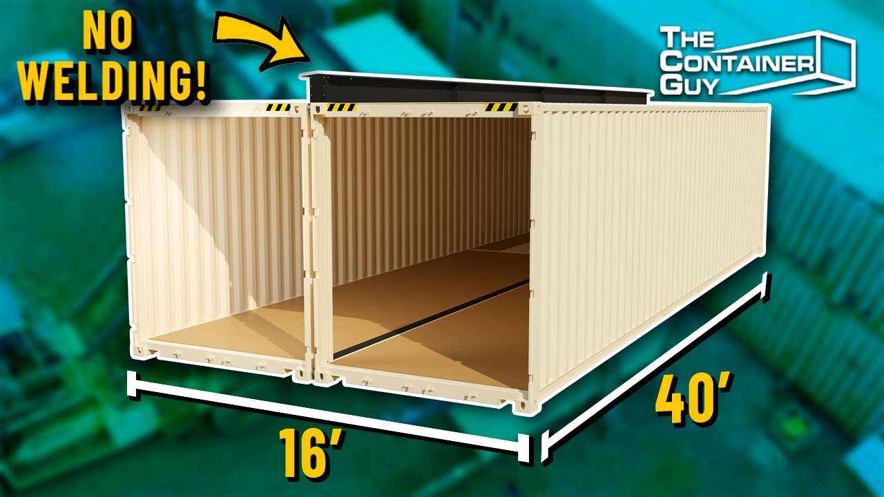 Connecting Two Shipping Containers Together! Double Wide Home, Garage,